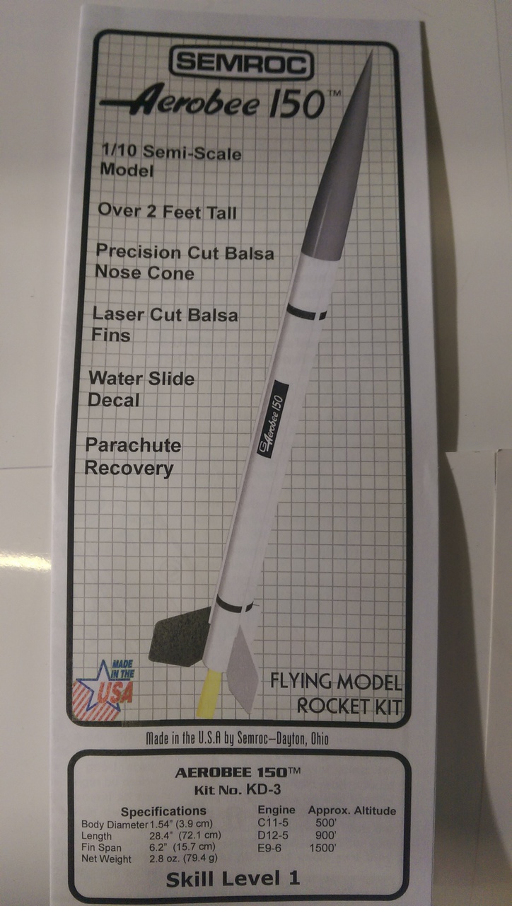 Semroc Instructions - Aerobee 150 SEM-IKD-3