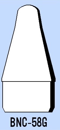 Semroc Balsa Nose Cone BT-58 2.2" Capsule SEM-BNC-58G