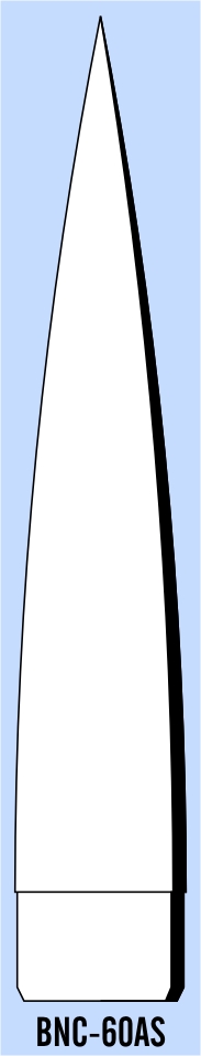 Semroc Balsa Nose Cone BT-60 8.3" Ogive SEM-BNC-60AS