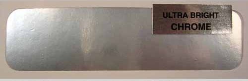 Bare Metal Foil Co 6" x 11.5" Thin Sheet Ultra Bright Chrome Foil BMF 004