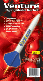 Custom Flying Model Rocket Kit Venture CRC 10019