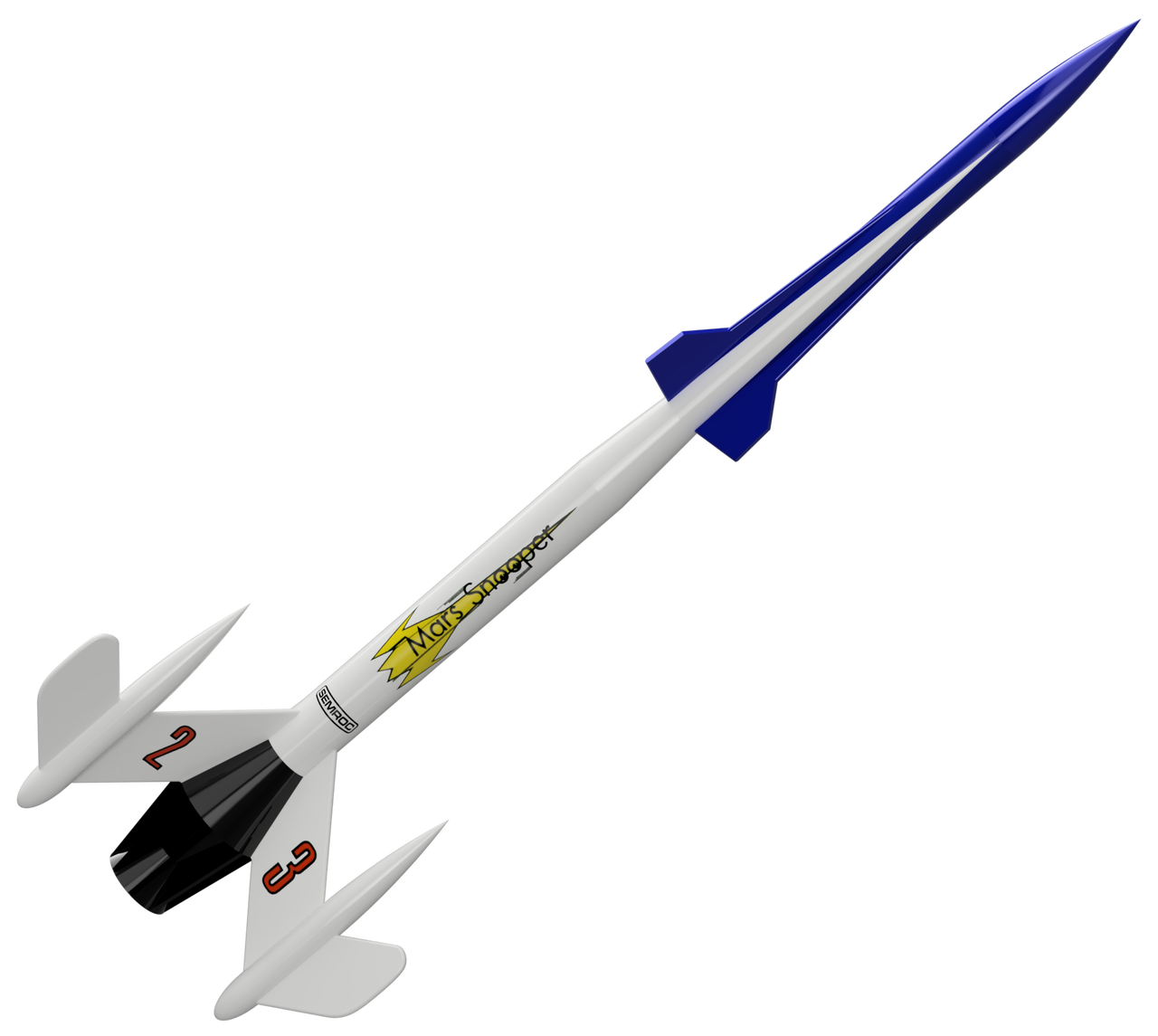 Semroc Flying Model Rocket Kit Mars Snooper™ KV-92