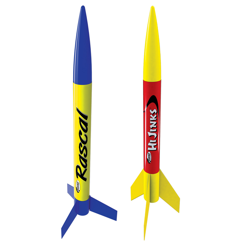 Estes Flying Model Rocket Starter Kit Rascal & HiJinks 1499