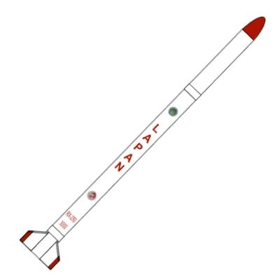ASP Flying Model Rocket Kit RX-250-LPN 24mm ASP KRX250-24