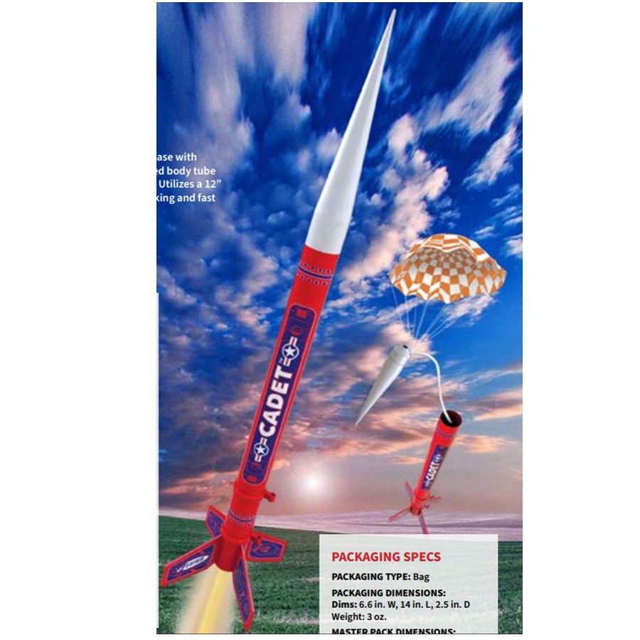 Estes Flying Model Rocket Kit Cadet 2021
