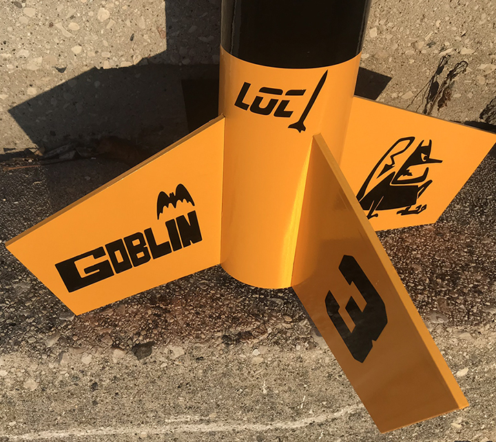 LOC Precision Flying Model Rocket Kit 5.5" Goblin LOC GOBLIN55