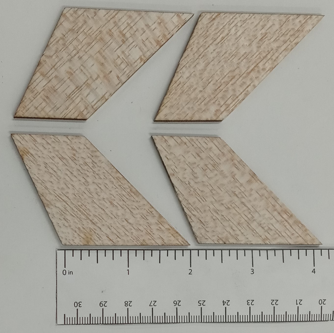 Semroc Laser-Cut Fins Estes Mini Mean Machine 3/32" Balsa SEM-FES-0865