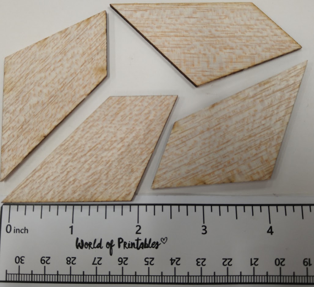 Semroc Laser-Cut Fins Estes Cobra™ 3/32" Balsa SEM-FES-1294