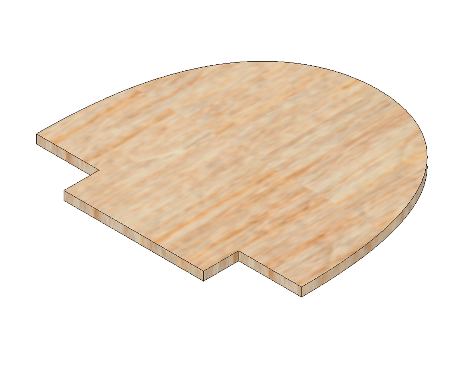 Semroc Laser-Cut Fins Competitive Elliptical(3 fins)1/8" Plywood(TARC ...