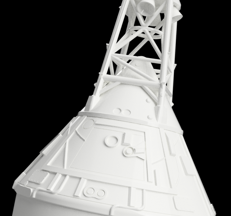 Semroc 3D Printed Nose Cone BT-58 Apollo Capsule(replaces BNC-58AP) SEM ...