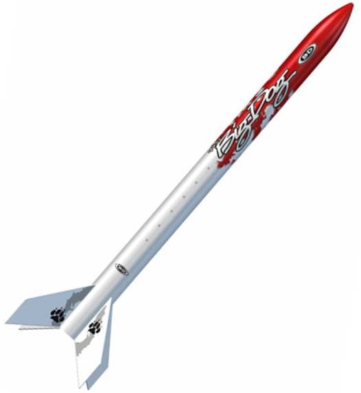 Quest Flying Model Rocket Kit Advanced Big Dog QST 5010