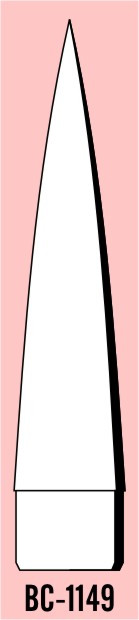 Semroc Balsa Nose Cone ST-11 4.9" Secant Ogive SEM-BC-1149