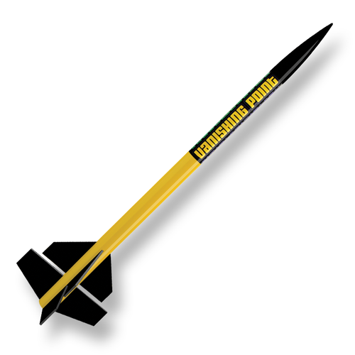 Custom Flying Model Rocket Kit Vanishing Point 10057
