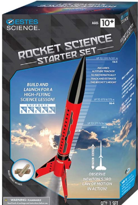 Estes Flying Model Rocket Launch Set Rocket Science with Motors 5302