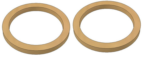 Semroc Centering Rings Plywood BTH-52 to BT-58(2pk) RA-52H-58P