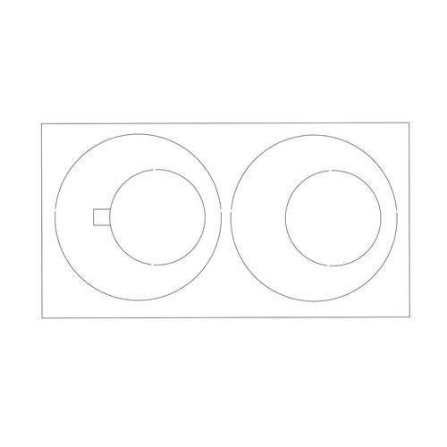 Semroc Centering Ring Set Fiber Star Speeder SEM-CR-ES-1366