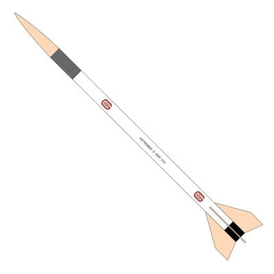ASP Flying Model Rocket Kit Micro Astrobee D ASP KASTD-MM