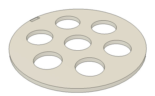 Semroc Ejection Baffle Ring Fiber for Aerobee 150(1 ring) SEM-EBR-58