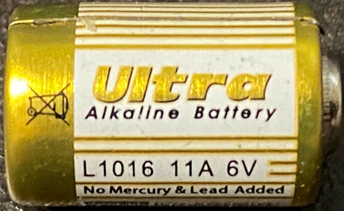 Battery Ultra Alkaline L1016 11A 6volt(1pk)(Replacement for Estes ...