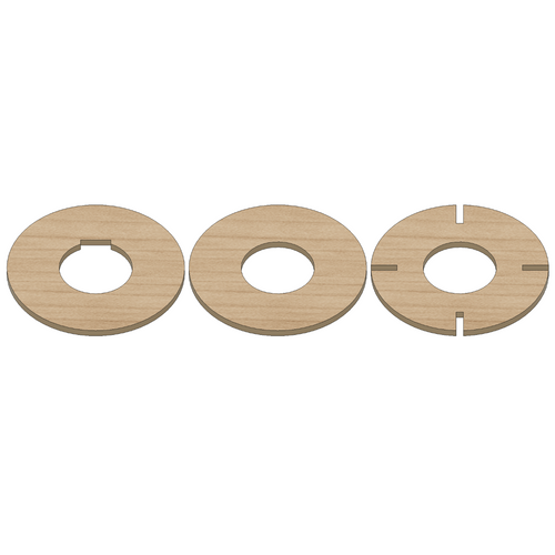 Semroc Centering Ring Set Plywood for Estes Pro Great Goblin SEM-CR-ES ...