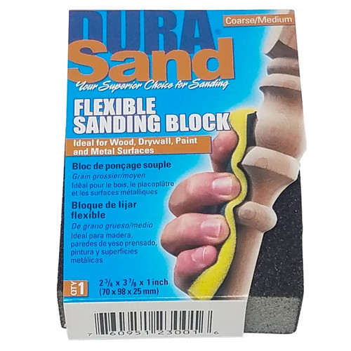 Dura Sand Flexible Sanding Block Medium(1pk) DUR 23003