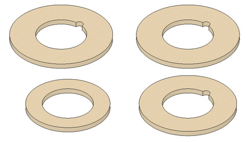 Semroc Centering Ring Set Plywood for Estes Pro Jayhawk SEM-CR-ES-9731P