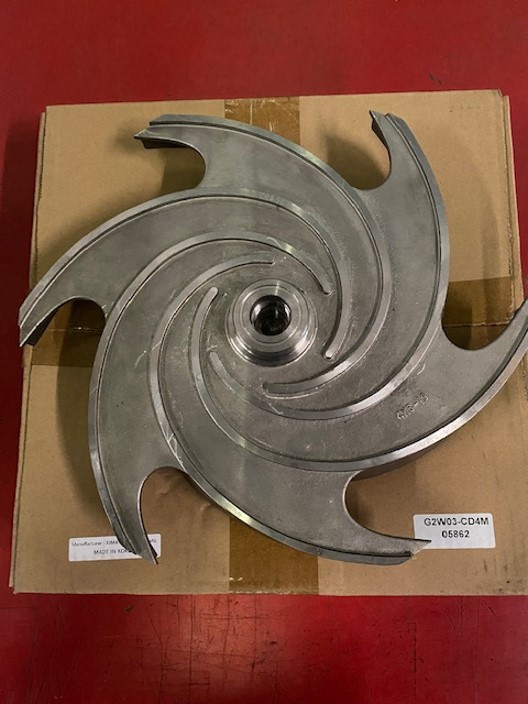MPX-PUMPS G2W03-CD4M, IMPELLER FOR 4X6-13 ANSI PUMPS (INTERCHANGEABLE ...