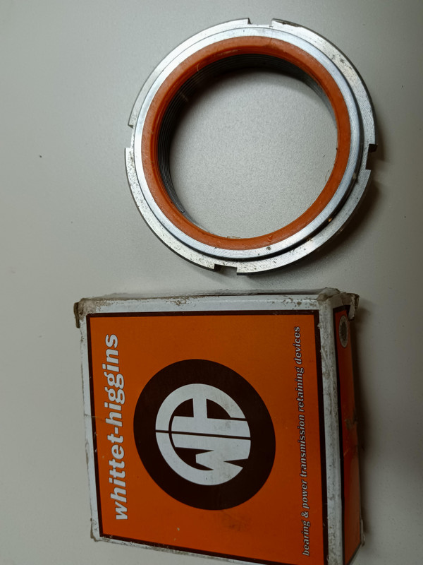 Whittet-Higgins BH 10 Bearhug Locknut - 1.967-18 Thread Size, 2.6880 in OD, 2.4380 in Face Dia ...