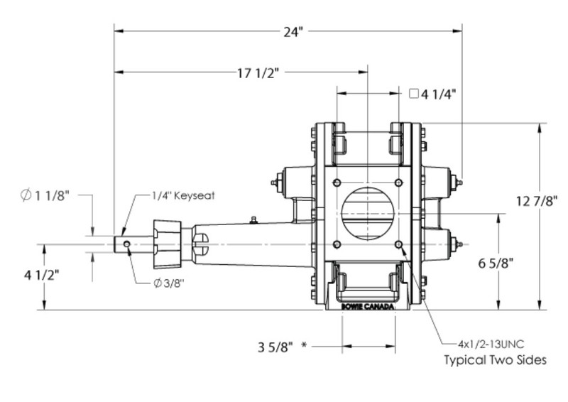 Bowie Signature 3300 STD 3" Rotary Gear Pump W/Bushing STD