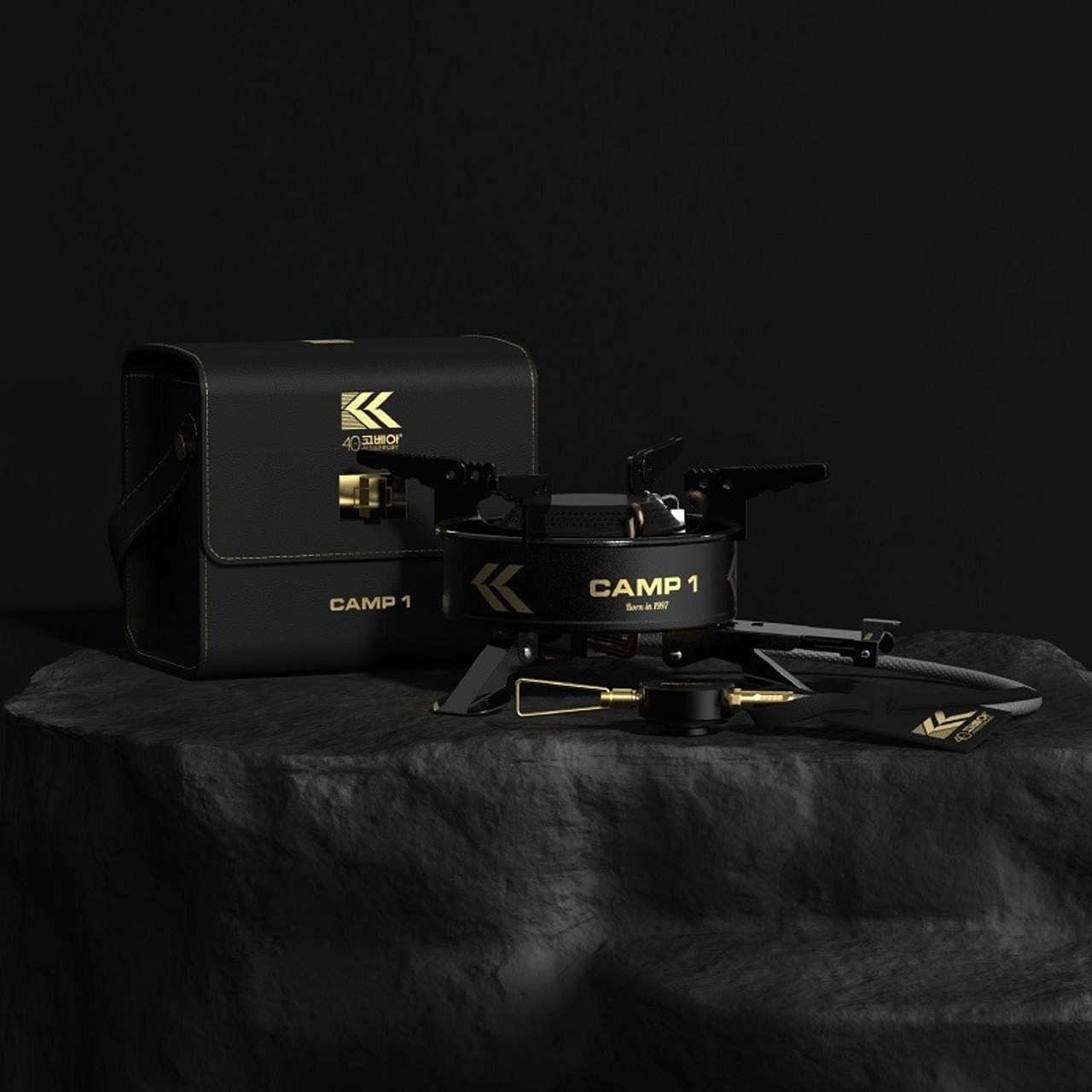 Efficient Outdoor Cooking Polaris Xpedition Camp 1 Plus Black Stove