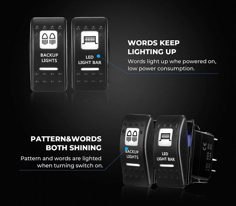 Dominate Off-Roading with Polaris Xpedition 5Pin Rocker Switch - Kemimoto