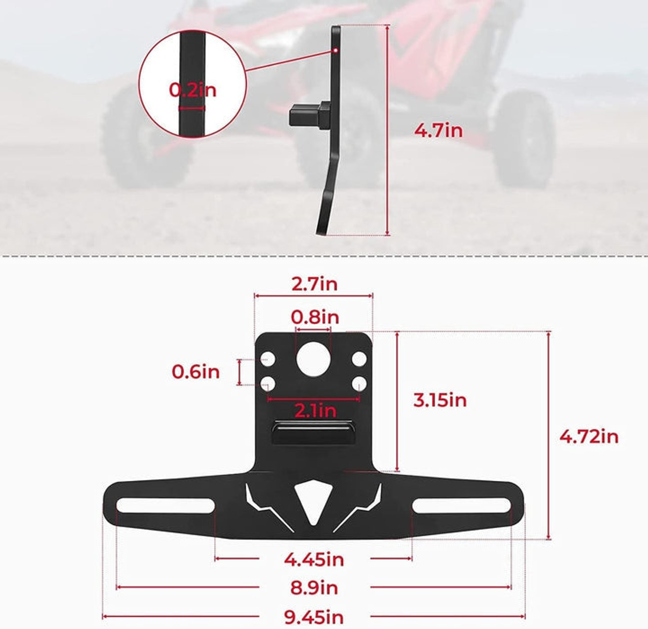 Enhance Your Ride With Polaris Xpedition 12v License Plate Holder