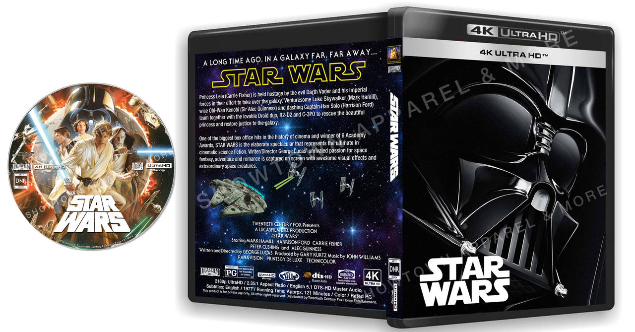 Star Wars Ep. 4 IV A New Hope 4K77 "Despecialized" 4K UHD DNR Edition ...