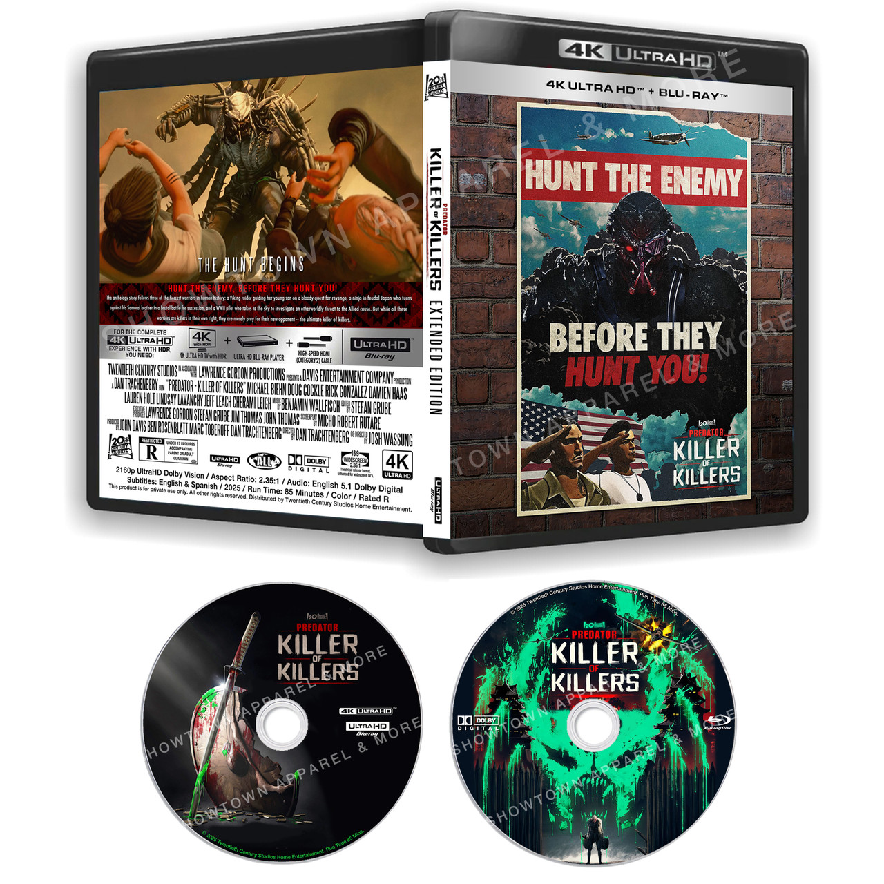 Predator - Killer of Killers Extended Edition (2025) 4K UHD & Blu-ray Combo