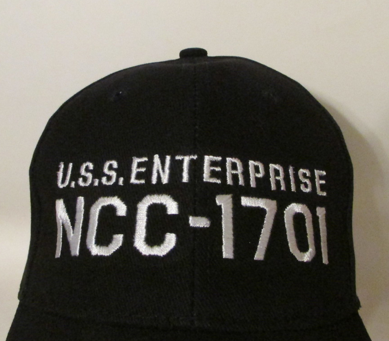 Star Trek USS Enterprise NCC-1701 Logo Embroidered Baseball Hat - Cap