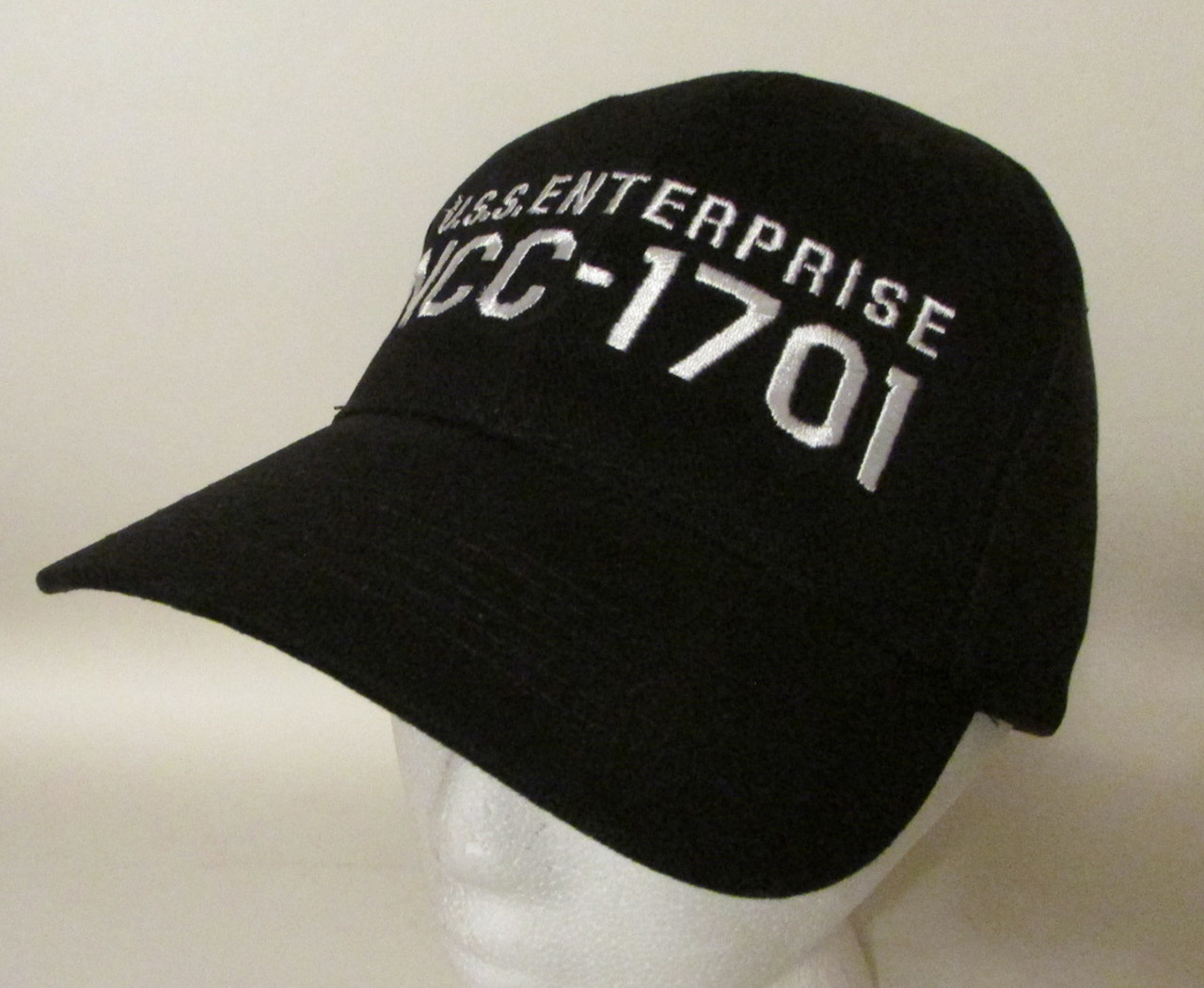 Star Trek USS Enterprise NCC-1701 Logo Embroidered Baseball Hat - Cap