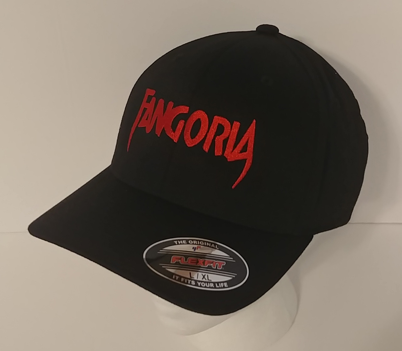 Fangoria Magazine Logo in RED - Embroidered Baseball Hat - Cap