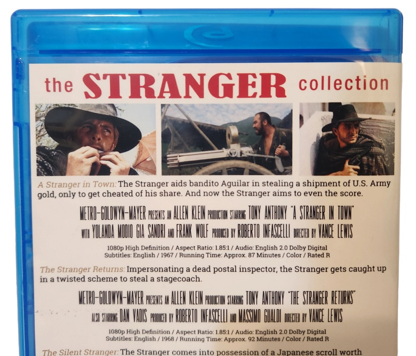 The Stranger 3 Movie Collection (1967-1975) Blu-ray A Stranger in Town ...