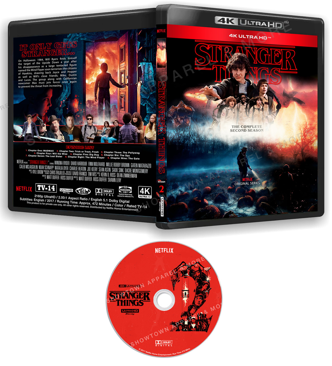 Stranger Things S2 (2017) 4K UHD Blu-Ray
