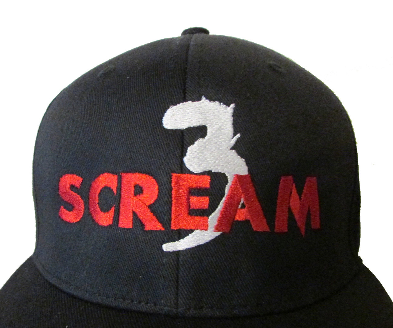 Scream 3 Movie Logo Embroidered Baseball Hat - Cap (Neve Campbell, Liev ...
