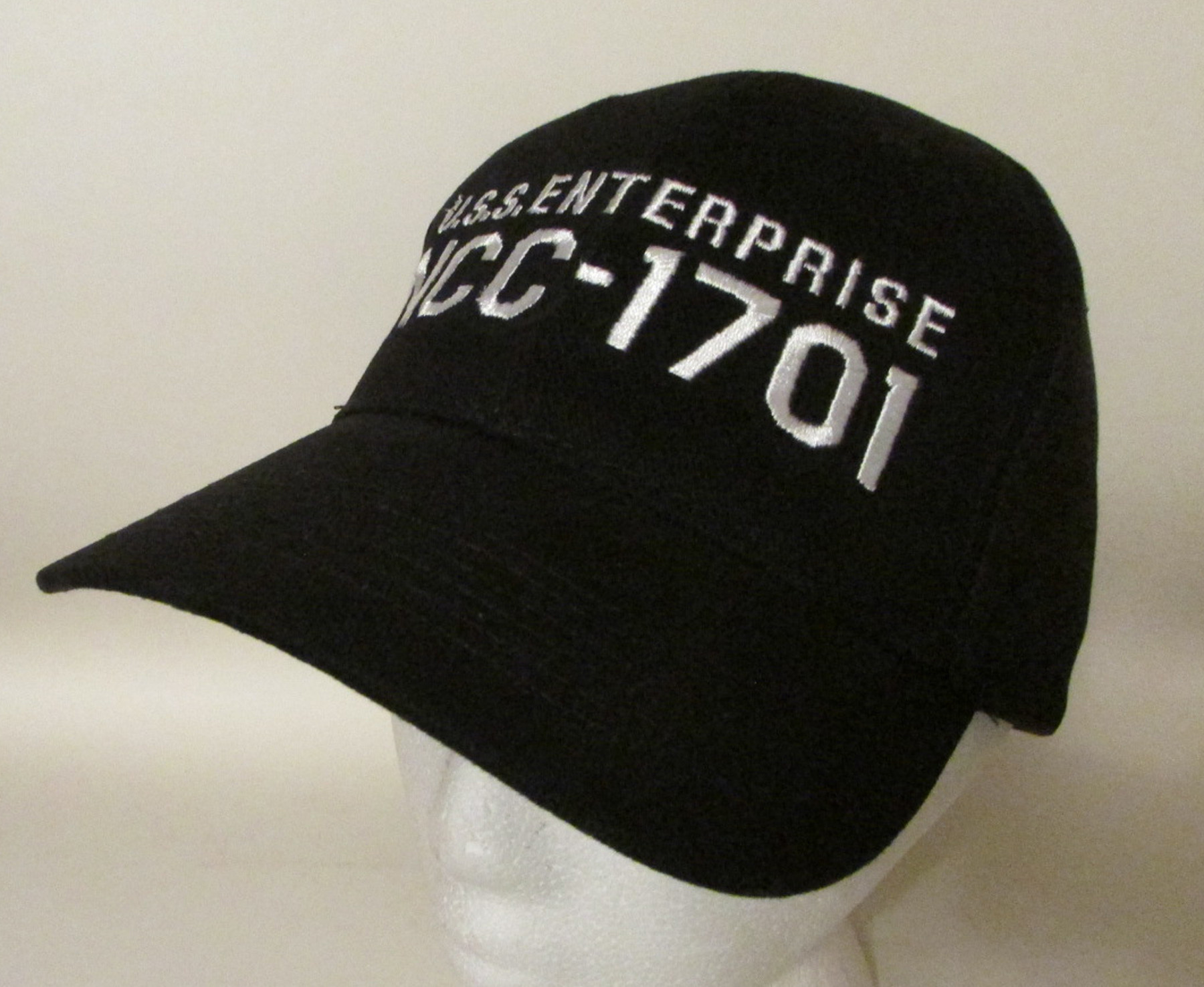 Star Trek USS Enterprise NCC-1701 Logo Embroidered Baseball Hat - Cap