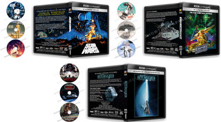 Star Wars Trilogy 4K77/80/83 with DNR 4K UHD Blu-Ray BUNDLE