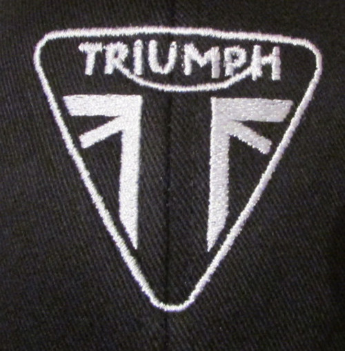 Triumph Motorcycle Logo Embroidered Baseball Hat - Cap