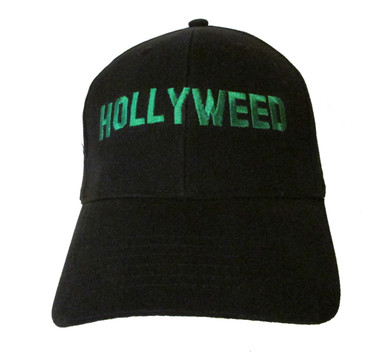 Hollyweed Logo (Ver 1) Embroidered Baseball Hat - Cap (Hollywood Sign ...