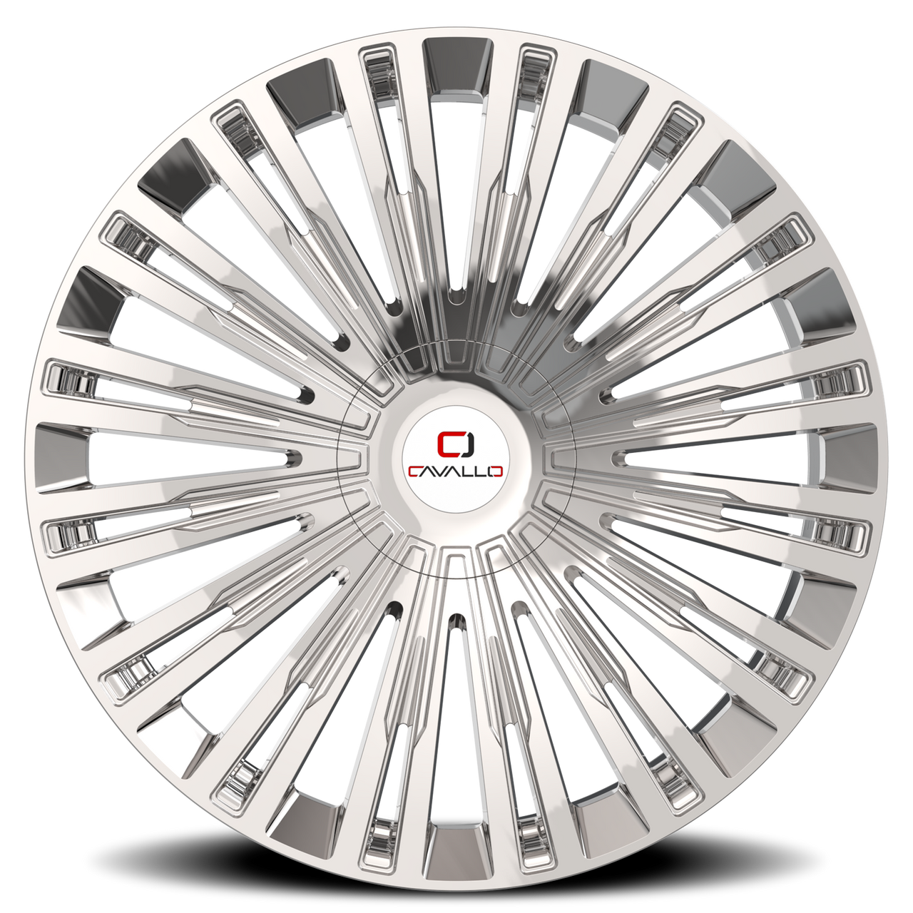 Cavallo Clv-48 Wheels Rims 20x8.5 5x114.3 5x120 Nano Chrome 35mm | CLV ...