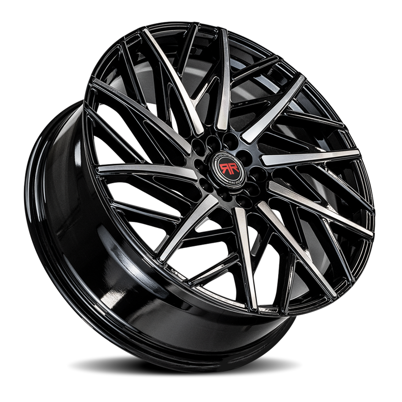 Revolution Racing Rr21 Wheels Rims 18x8 5x110 5x114.3 Black Machined ...