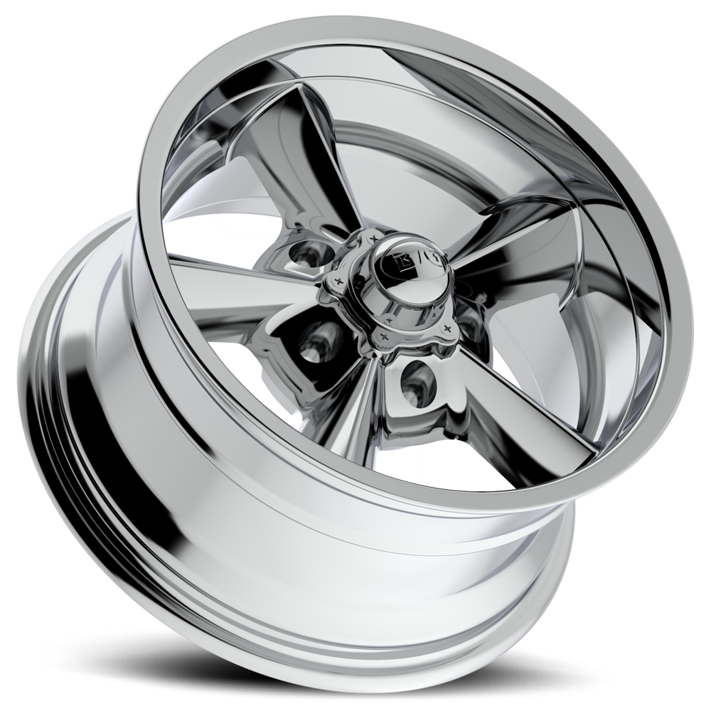 Bg Rod Works Old School Wheels Rims 18x8 5x127 Chrome 0mm | OS 880-5127 ...