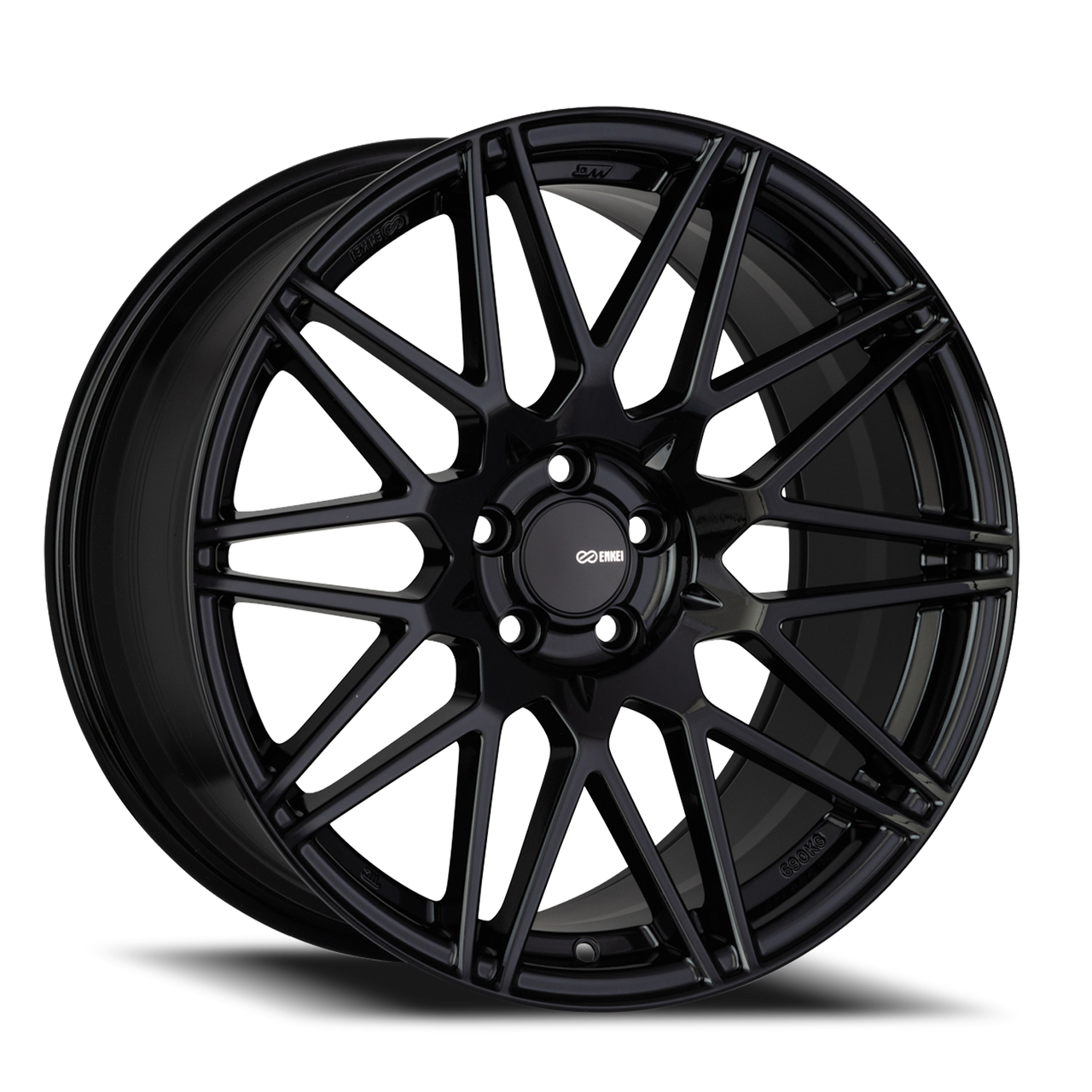 Enkei Tms Wheels Rims 17x8 5x114.3 Gloss Black 45mm | 515-780-6545BK
