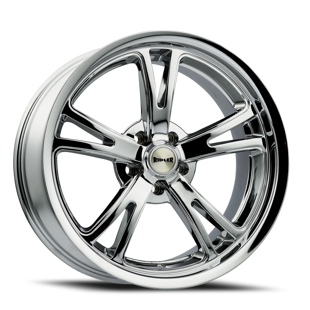 Ridler 606 Wheels Rims 17x7 5x114.3 Chrome 0mm | 606-7765C