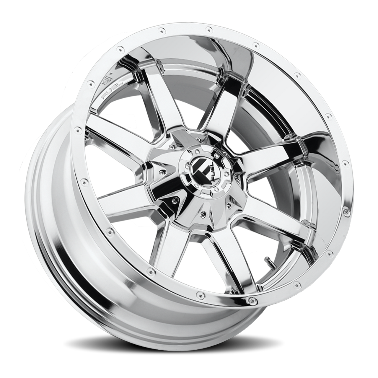 Fuel D536 Maverick Wheels Rims 20x10 5x114.3 5x127 Chrome -18mm ...